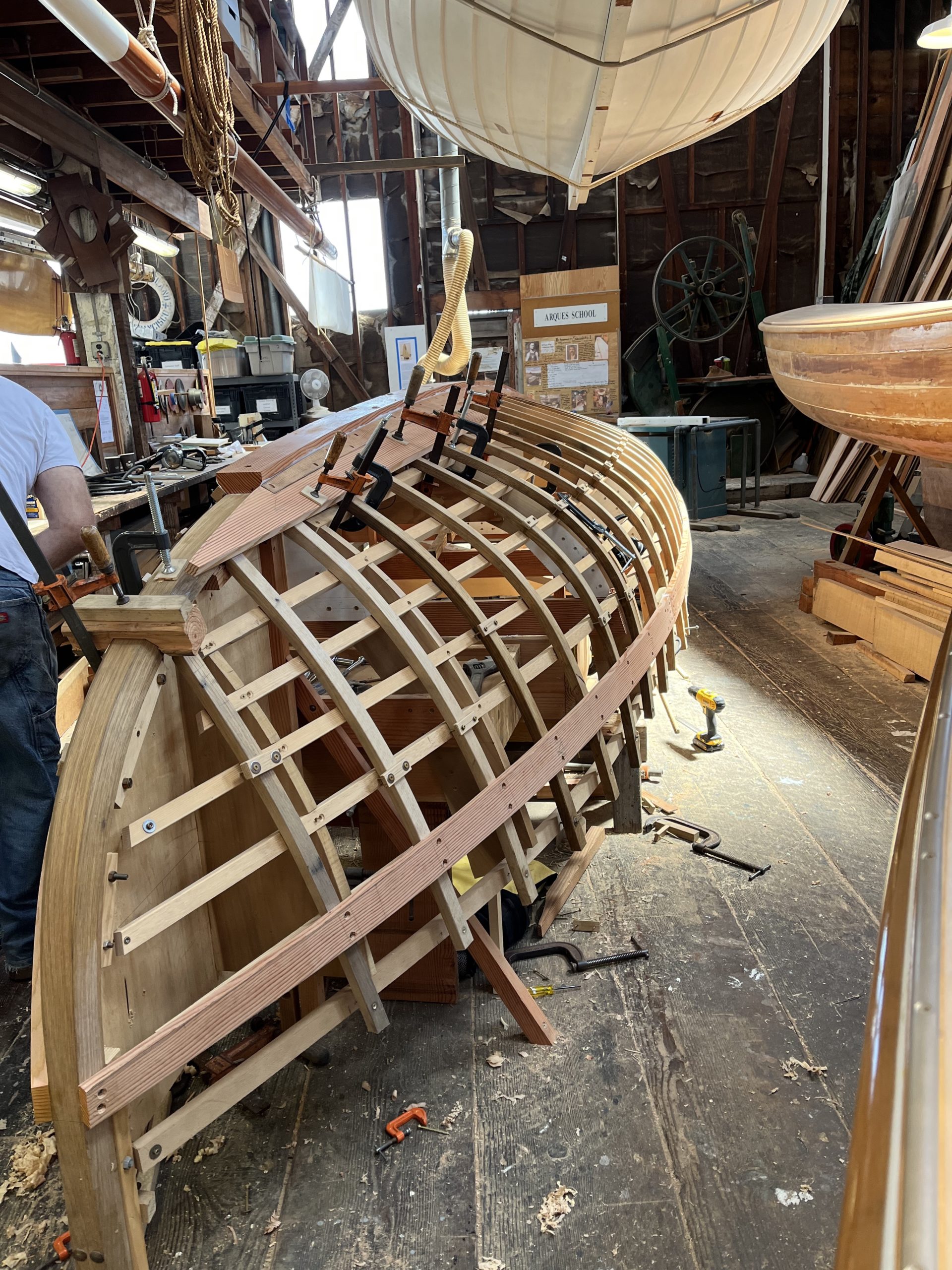 Advanced Class in Traditional Wooden Boatbuilding | The Arques School