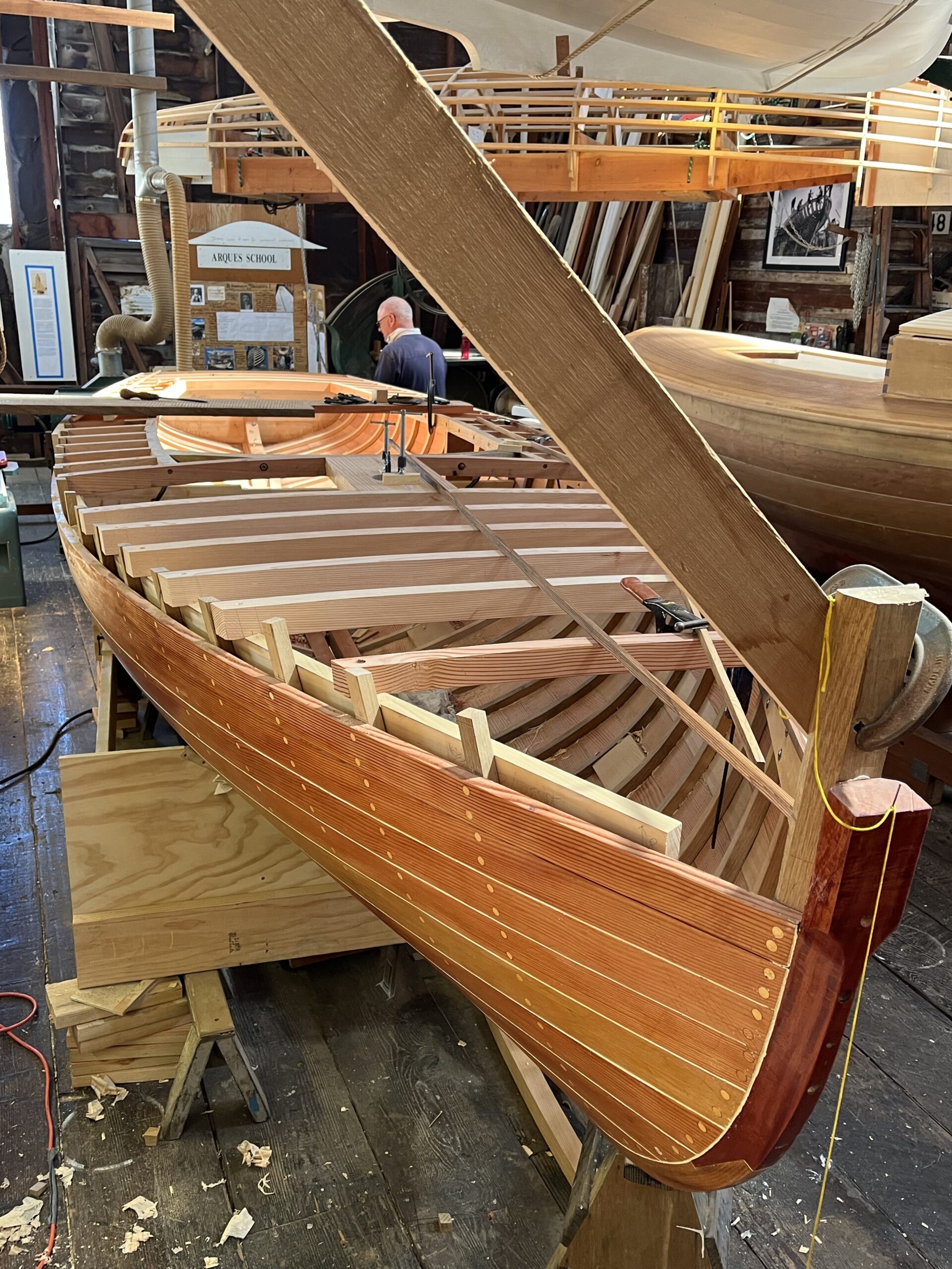 Advanced Class in Traditional Wooden Boatbuilding | The Arques School
